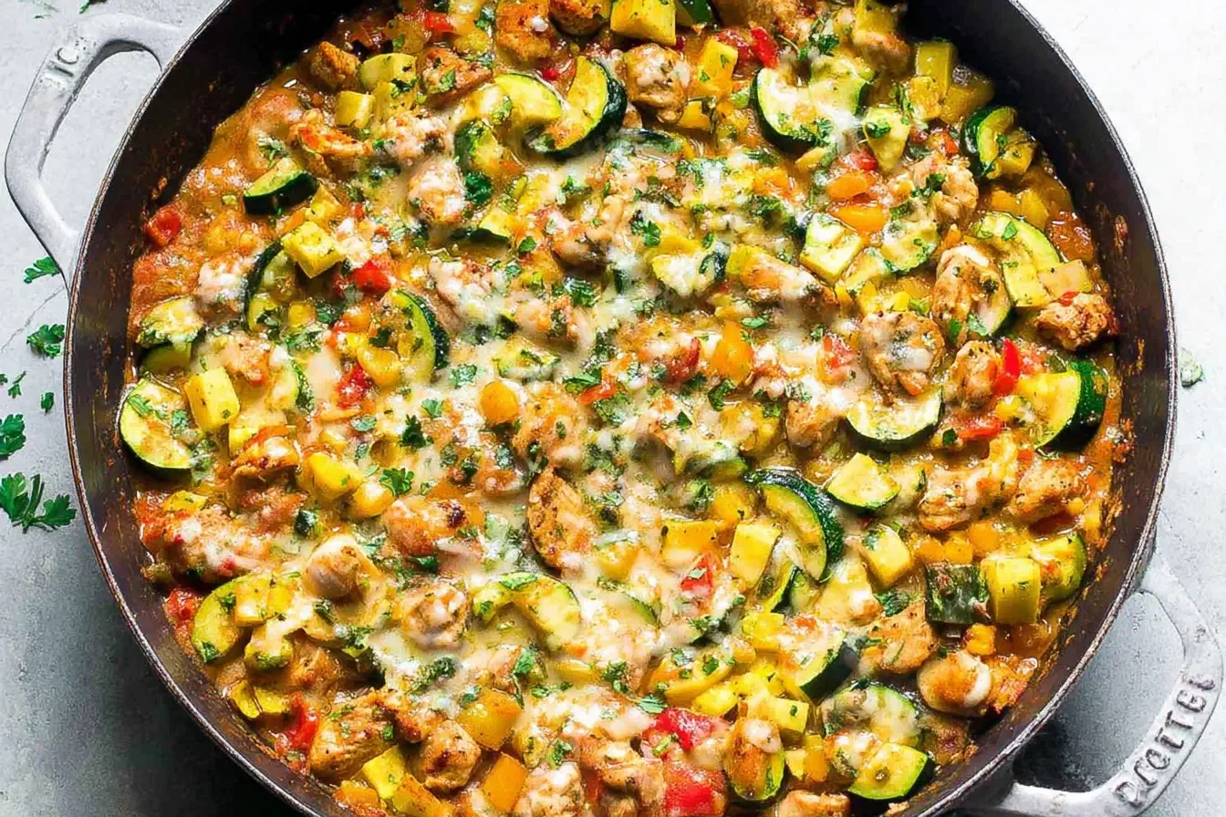 Tex Mex Chicken and Zucchini - Chicken magic recipes