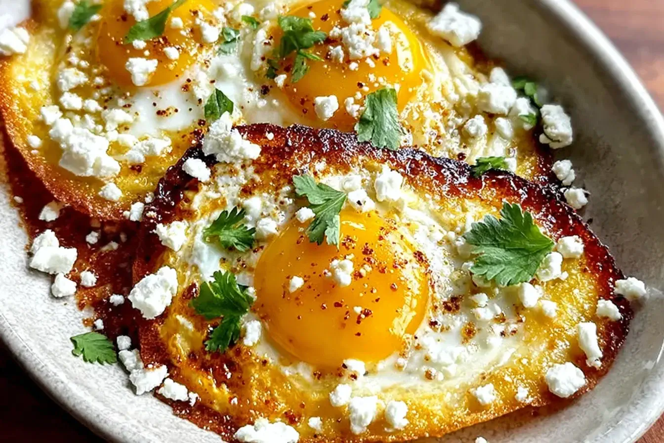 Crispy Feta Fried Eggs: 5-Minute Perfect Morning Treat - Chicken magic ...