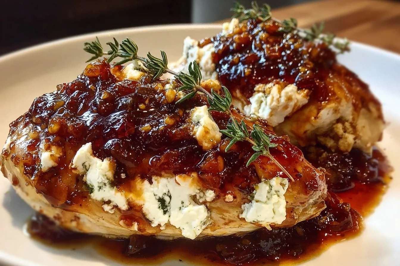 Slow Cooker Chicken with Fig Jam and Goat Cheese: Irresistibly Easy in ...