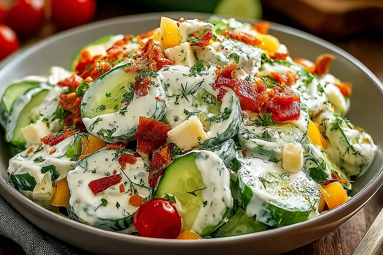 Cucumber Ranch Crack Salad: Irresistible 9-Minute Fix