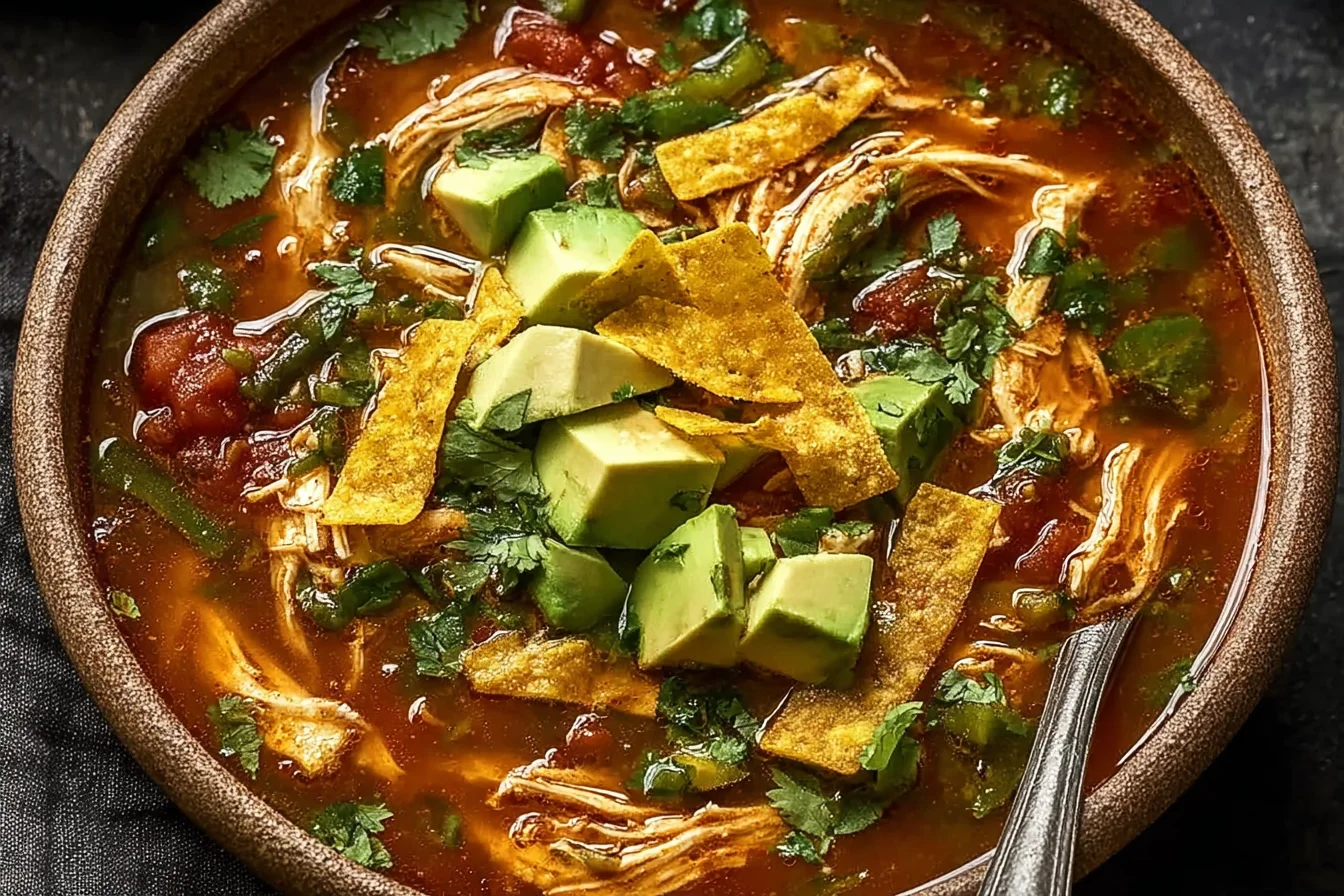 Poblano Chicken Tortilla Soup: Cozy 45-Minute Magic