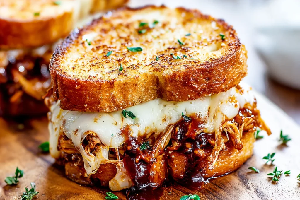 BBQ Chicken Grilled Cheese Sandwiches: Irresistible 15-Minute Win