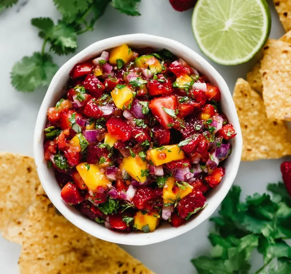 Strawberry Mango Salsa: Blissfully Easy 10-Minute Hit